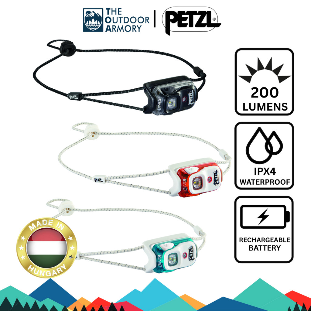 Petzl BINDI Ultralight Headlamp | Shopee Philippines
