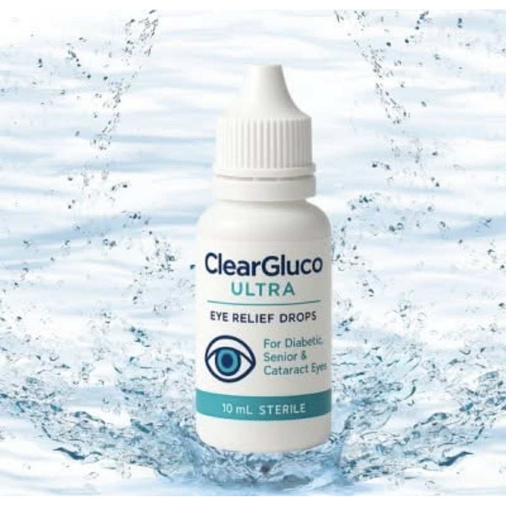 Buy 1 take 1 AUTHENTIC CLEAR GLUCO ULTRA EYE RELIEF DROPS | Shopee ...