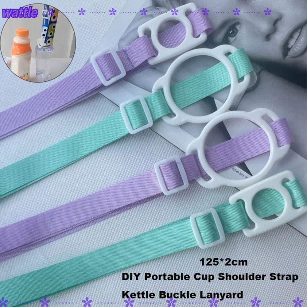 WATTLE Water Bottle Holder Strap, Multi-Color Portable DIY Cup Shoulder ...