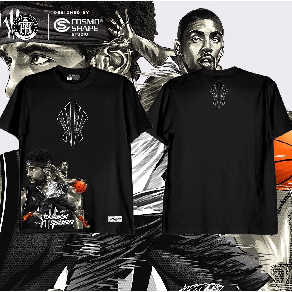 THE HOOP APPAREL KYRIE IRVING ANTA GRAPHIC COTTON TSHIRT FOR MEN AND ...