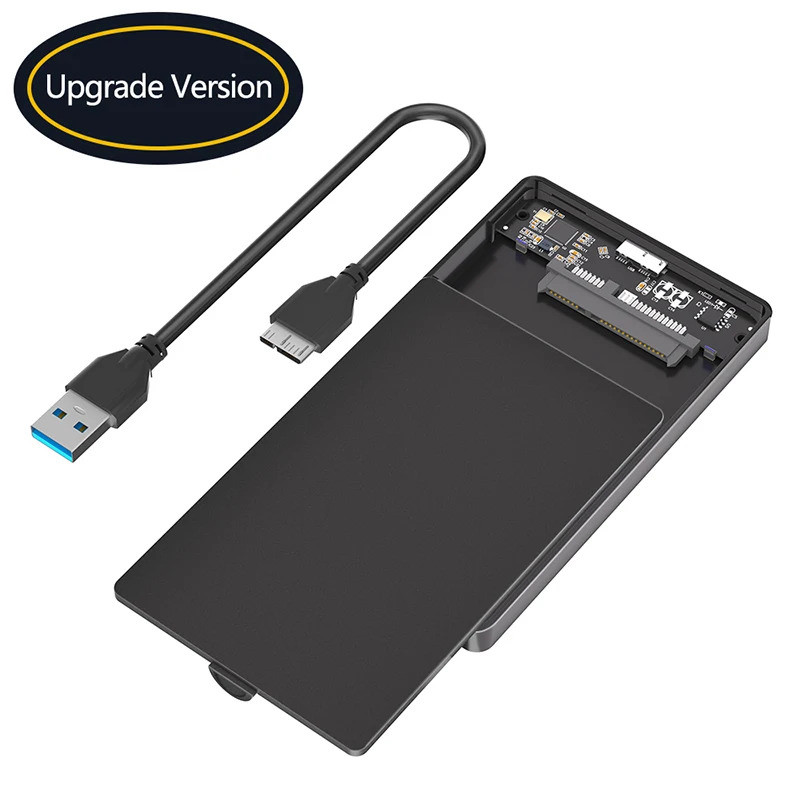 NEW HDD Enclosure Portable 2.5 Inch SATA SSD Hard Drive Disk Enclosure ...