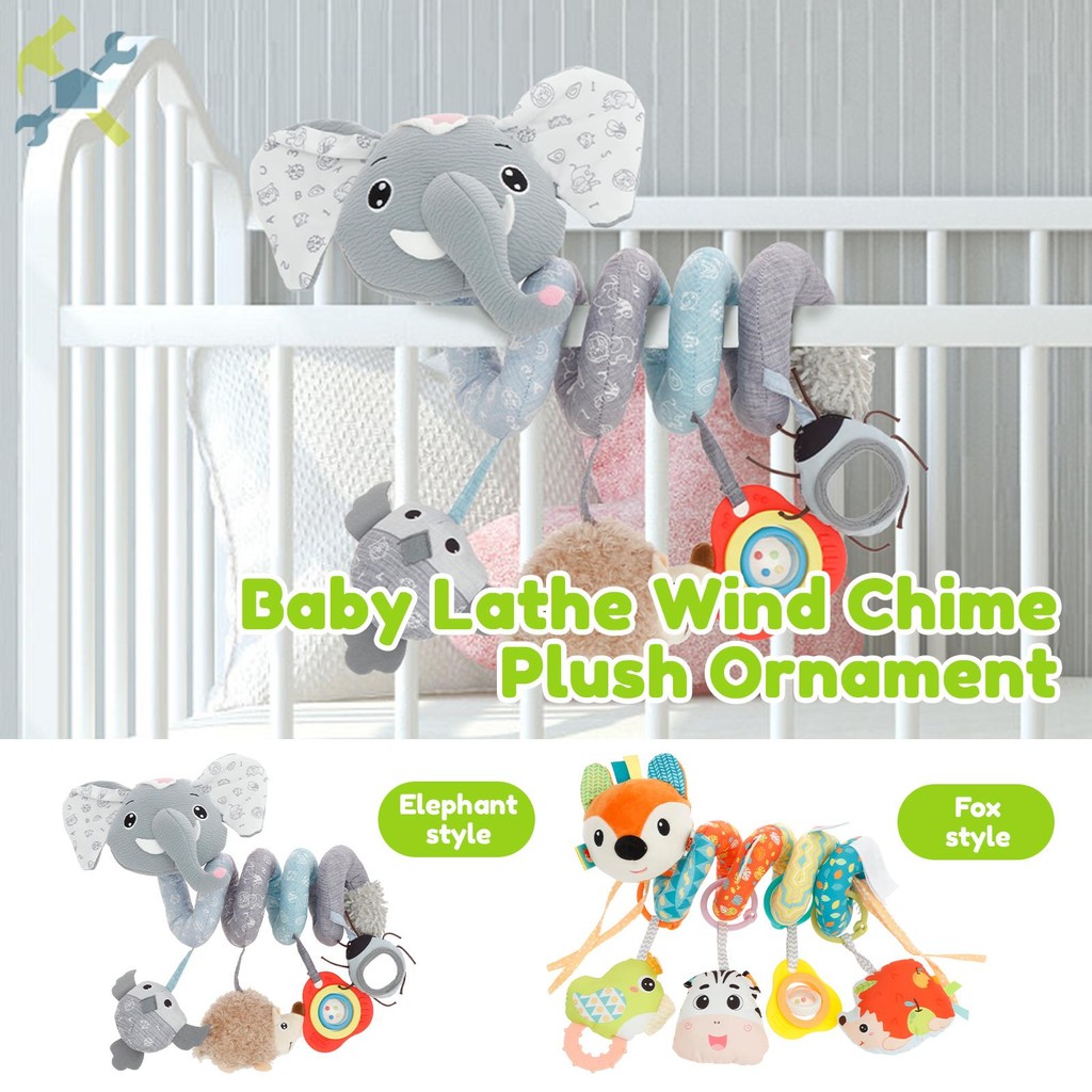 Spiral Car Seat Toy Soft Spiral Stroller Toy with Music Box Hanging ...