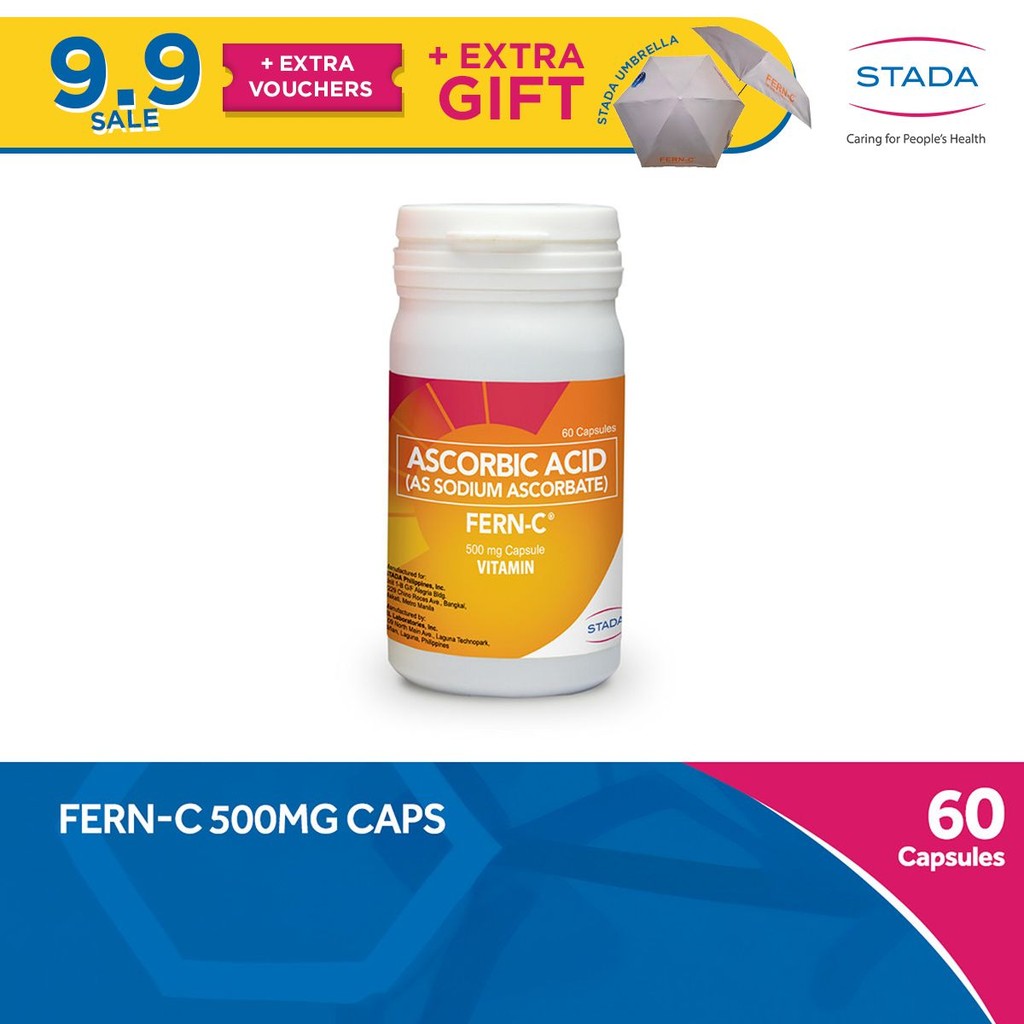 Fern-C 60 Capsules | Non-Acidic Vitamin C for Daily Immunity | Shopee ...