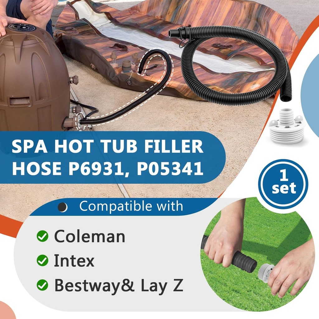 Spa Hot Tub Air Inflation Hose P6931 by Foycow, p05341 Inflatable Hose ...