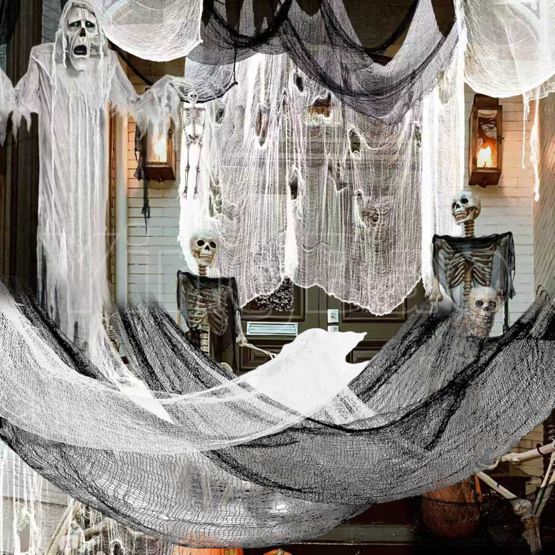 76X183cm Horror Halloween Party Decoration Haunted Houses Doorway ...