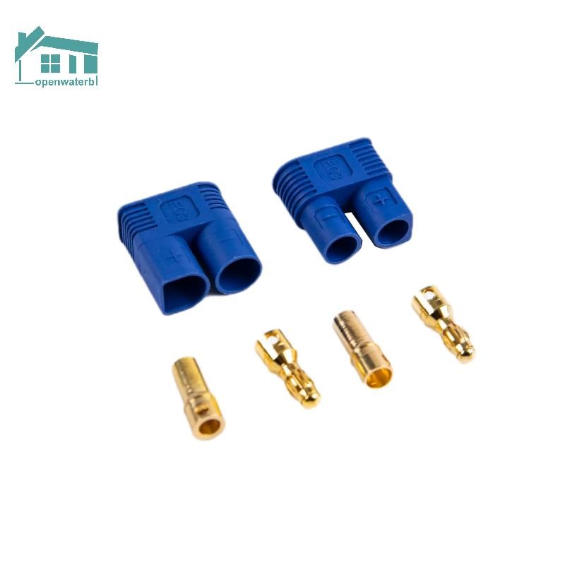 [Jei] 1Set EC3 EC5 Plug 5mm100A RC Charge Adapter Connector For RC Part ...