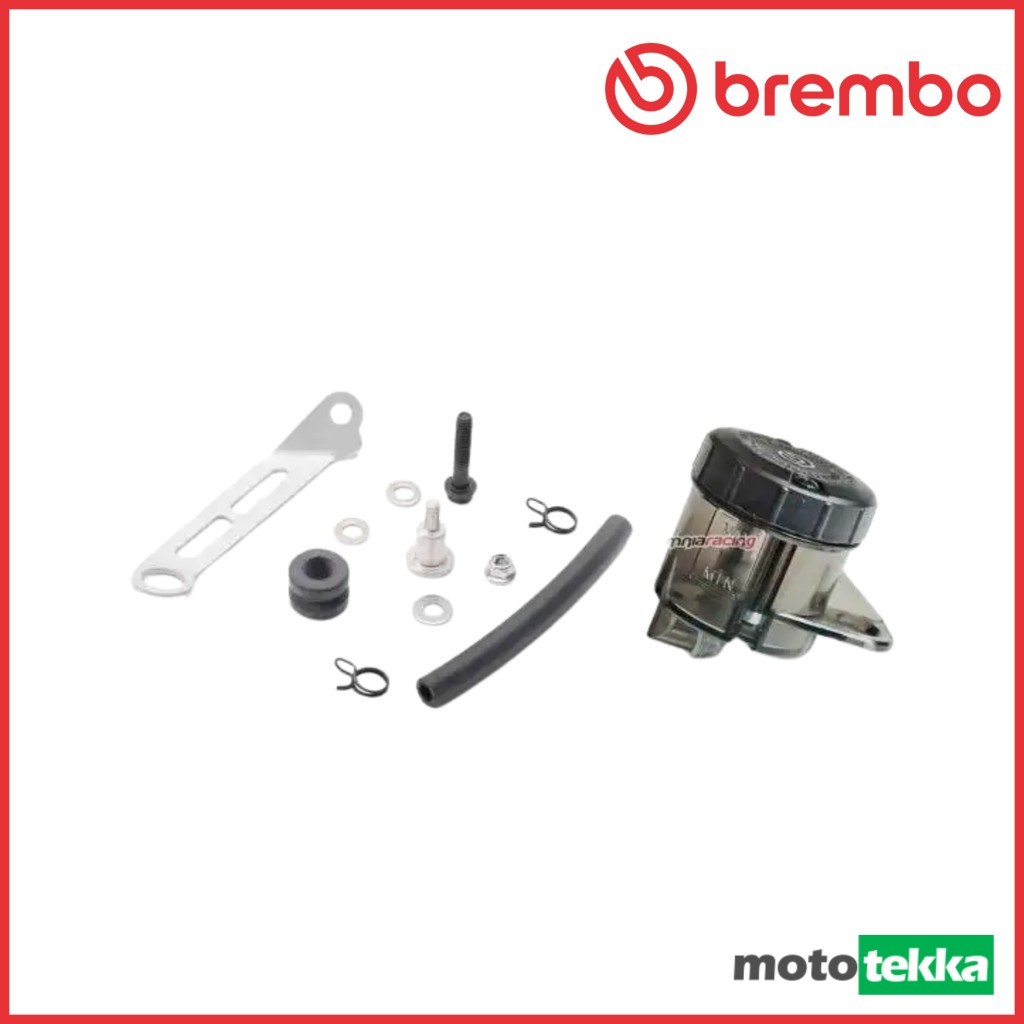 Brembo brake oil reservoir kit with 45cc smoked tank S45 and satin ...