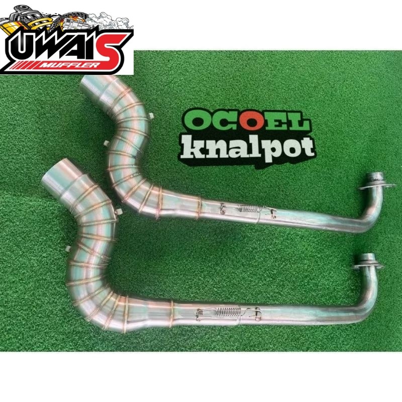 Exhaust open 28mm racing manifold Ex5 wave 125 wave 110 wave 100 Legend ...