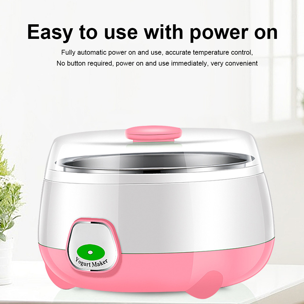 1L Greek Yogurt Maker Machine with Stainless Steel Container Electric ...