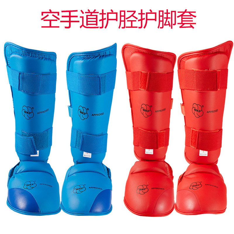 Thickened Karate Foot Guard Leg Guard Taekwondo Calf Guard Kyokushin ...