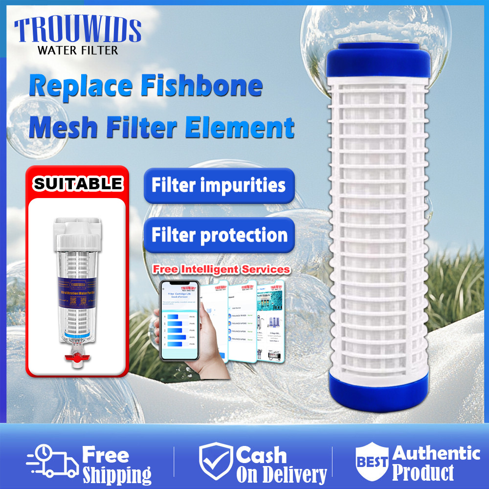 TROUWIDS Antimicrobial Pre-Filtration Water Purifier Element Fishbone ...