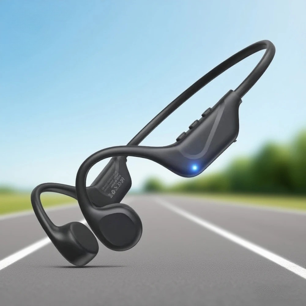 S1 Bone Conduction Headphones Call Noise Reduction Bluetooth Wireless ...