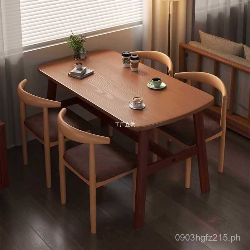 Dining Table for Small Apartments, Light Luxury Modern Household and ...