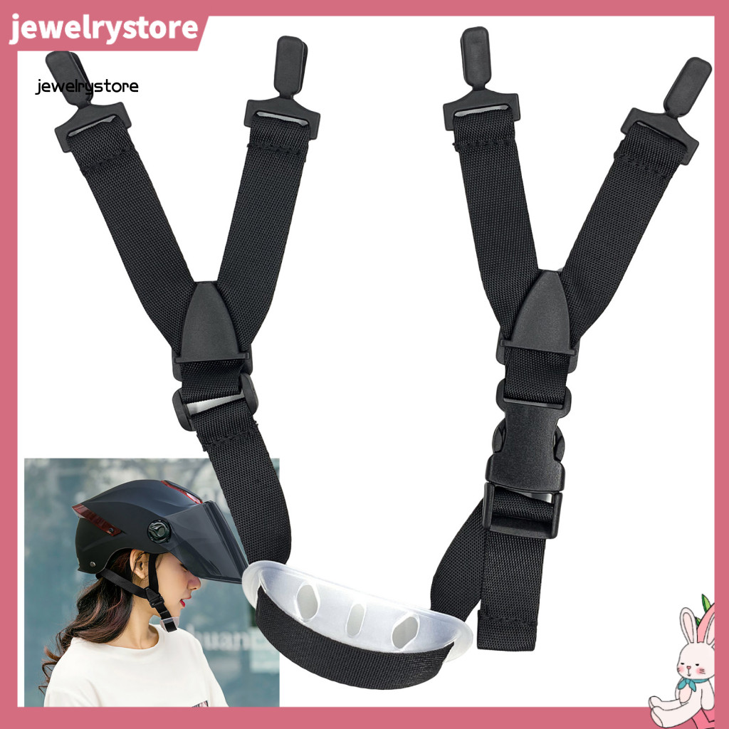 JEW Y-shaped Adjustable Buckle Removable Hat Chin Strap Safety Helmet ...