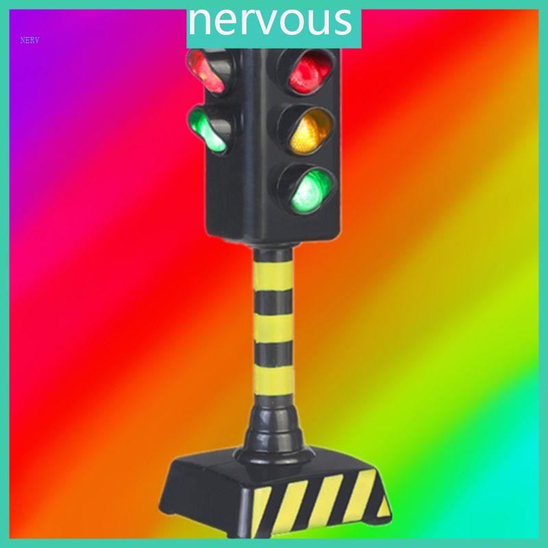 NERV Realistic Mini Traffic Light Electric Car Track Traffic Sign Baby ...