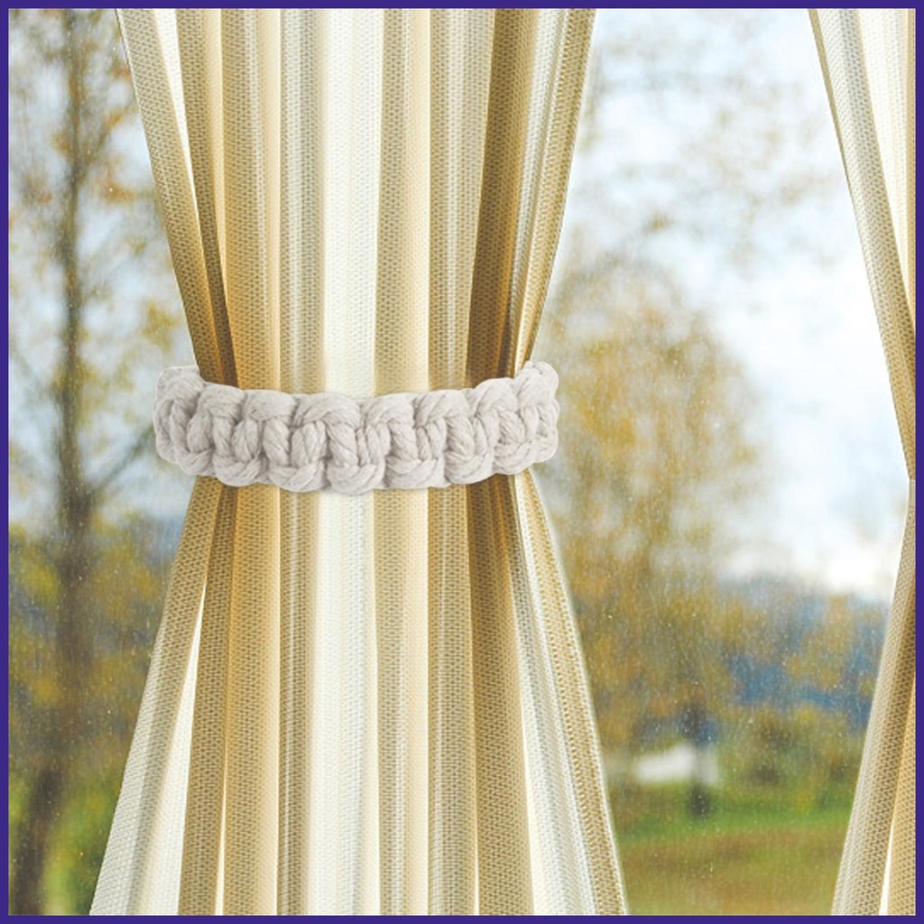 Tie Backs for Curtains Cotton Rope Curtains Tiebacks Drape Ties ...