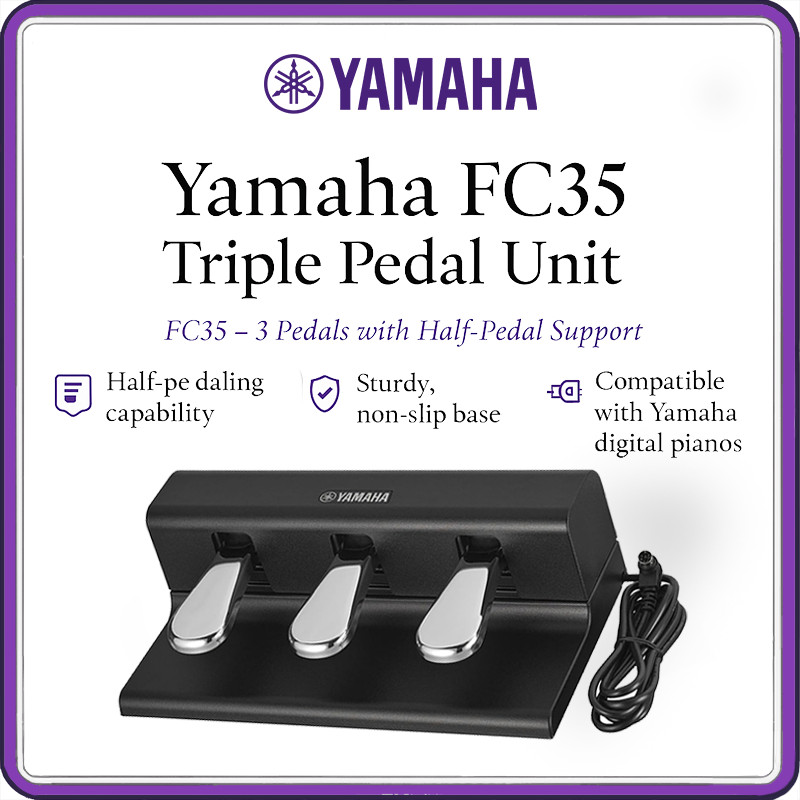 Yamaha P-525 / P-225 Digital Piano with FC35 Triple Pedal – 88-Key ...