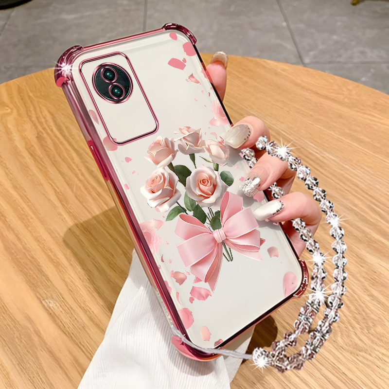 Case for vivo y02 y02t y02a phone casing Transparent electroplated ...
