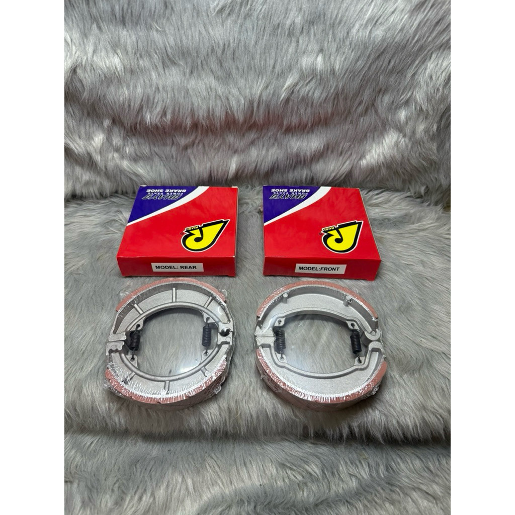 MOTORCYCLE BRAKE SHOE RUSI BRAND FOR RUSI FRONT / REAR | Shopee Philippines