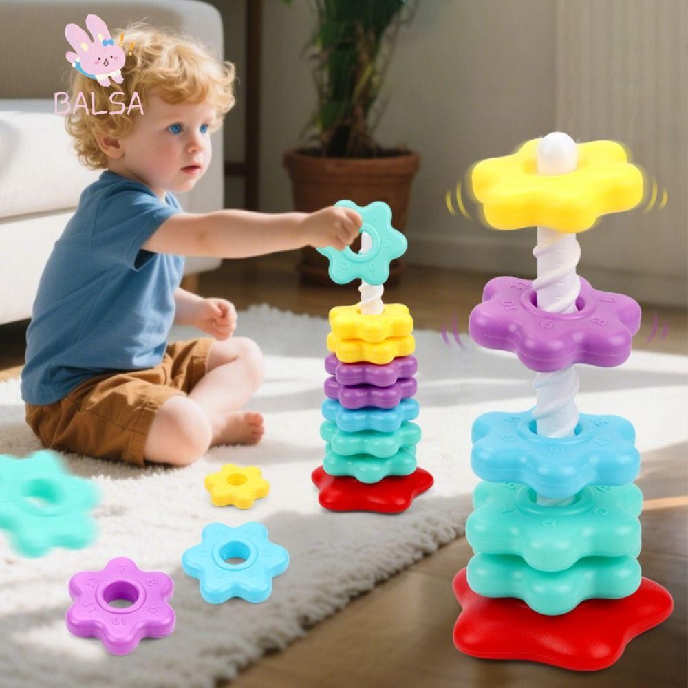 BALSA Baby Stacking Puzzle Toys, Montessori Early Educational Toys ...