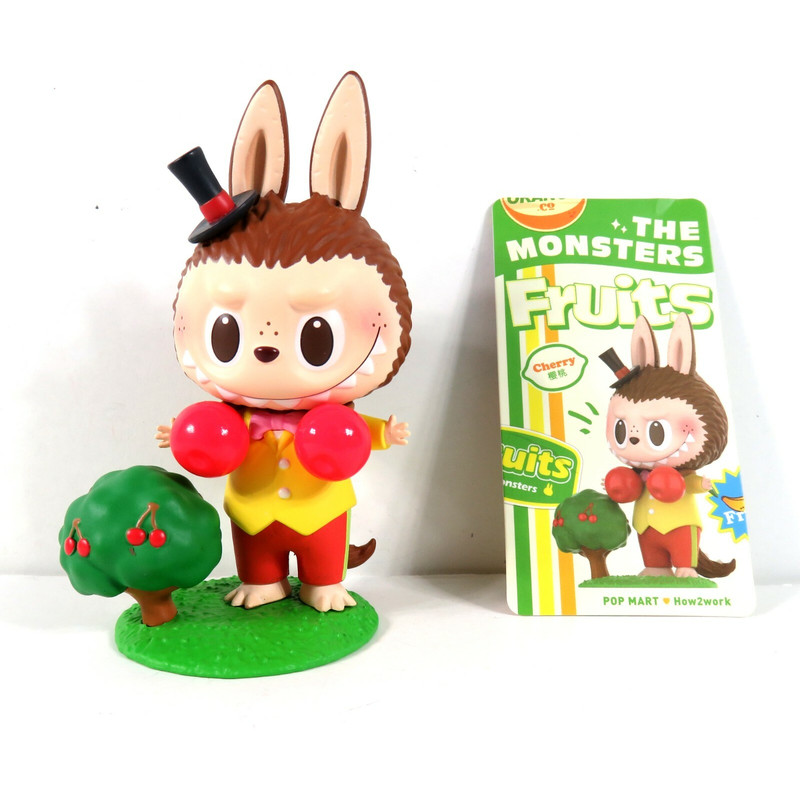 Pop Mart HOW2WORK Labubu The Monsters Fruits Series Cherry Figure NEW | Shopee Philippines