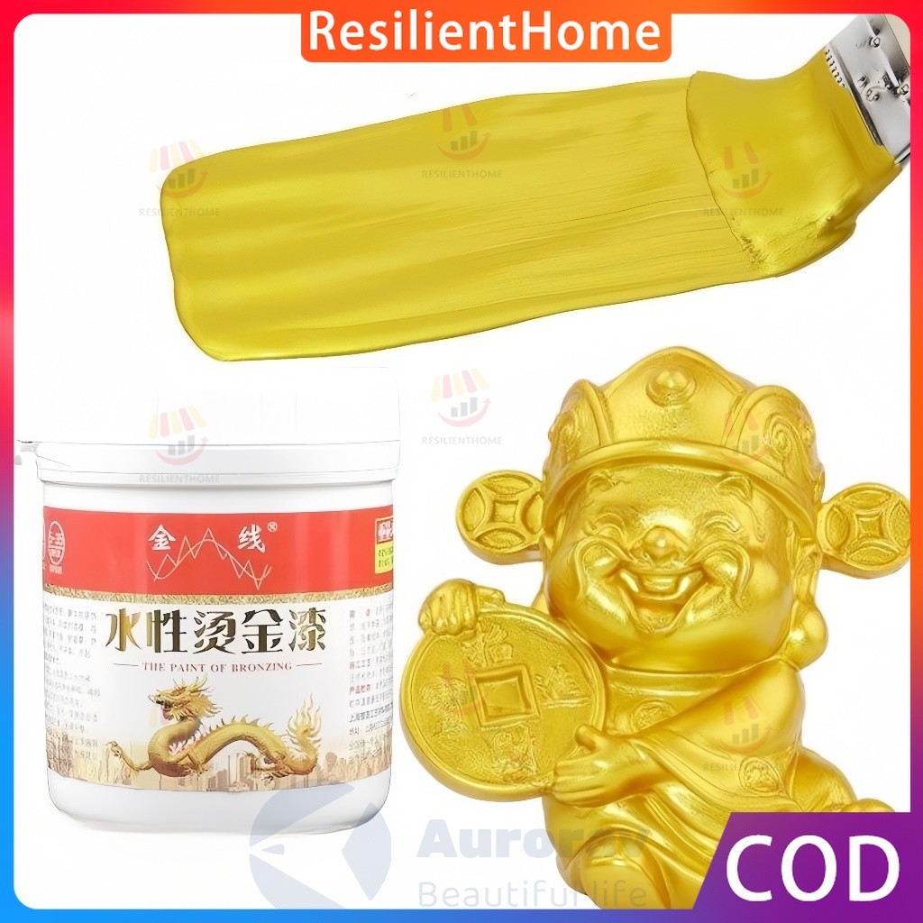 Gold Paint for Metal, Metallic Gold Acrylic Paint Bronze paint acrylic ...