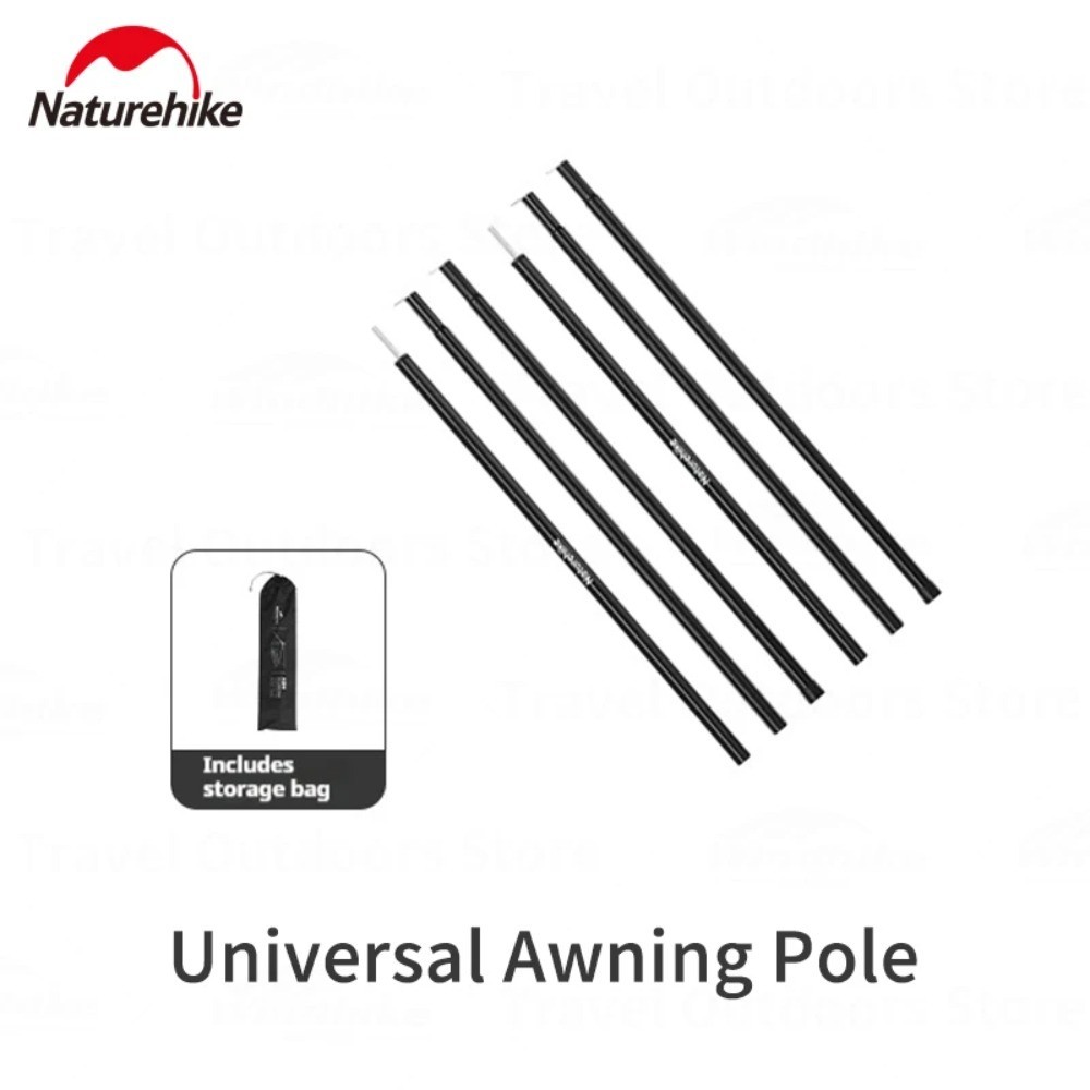 Naturehike Awning Pole Iron Tube Thickened Wind Resistant Increase Pipe ...