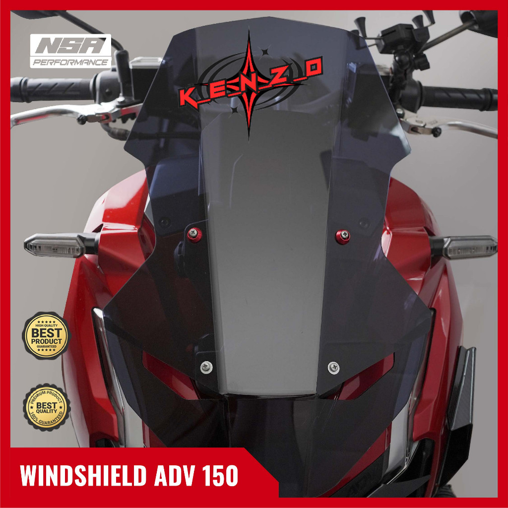 K_E_N_Z_O Windshield Adv 150-160 Visor Adv Tdr Front Shield Honda Adv ...