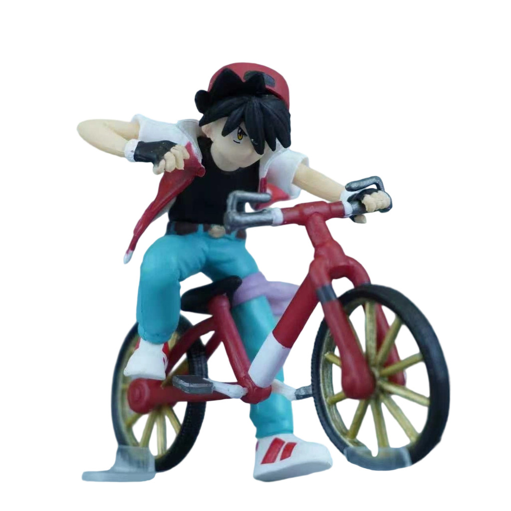 Pokemon Trainer Red with Bicycle - Collectible Figure | Shopee Philippines