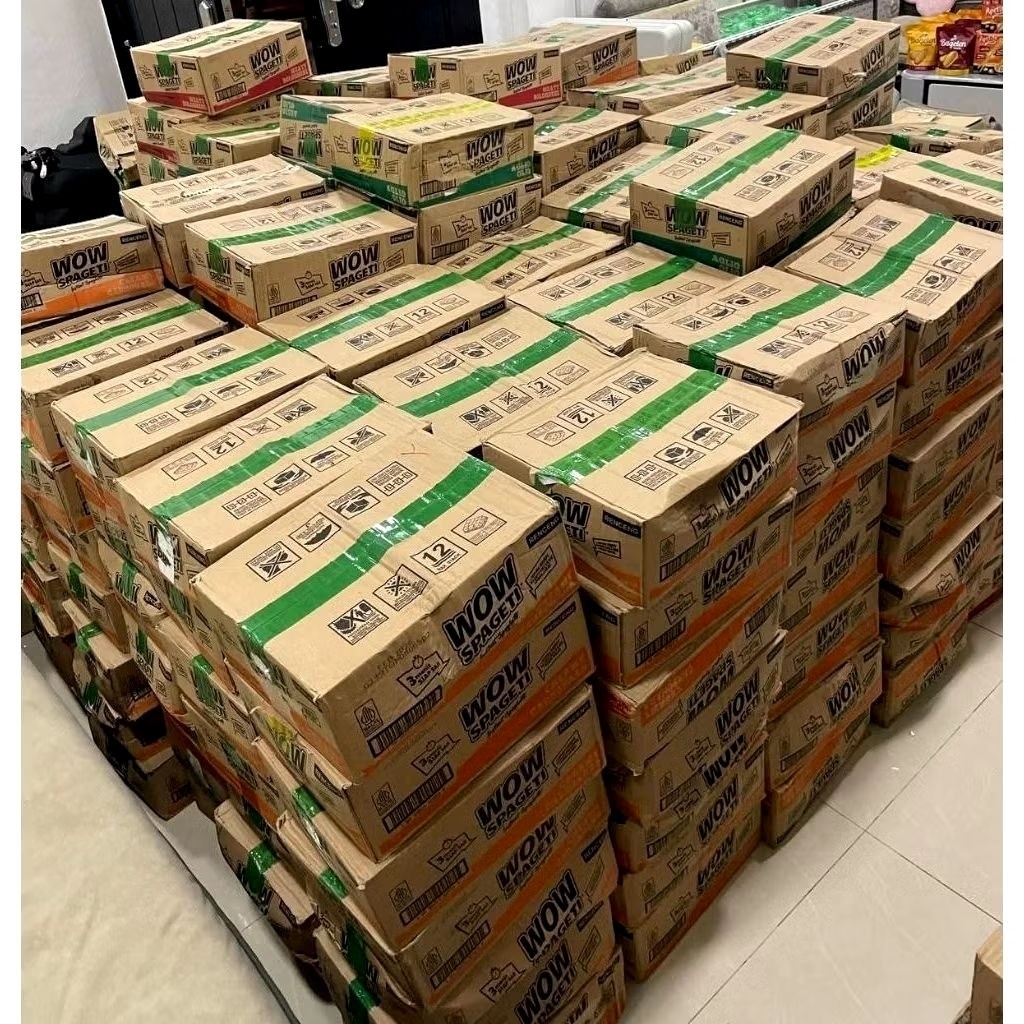Wow Spaghetti instant Spaghetti 75g-88g pack/price for one carton ...