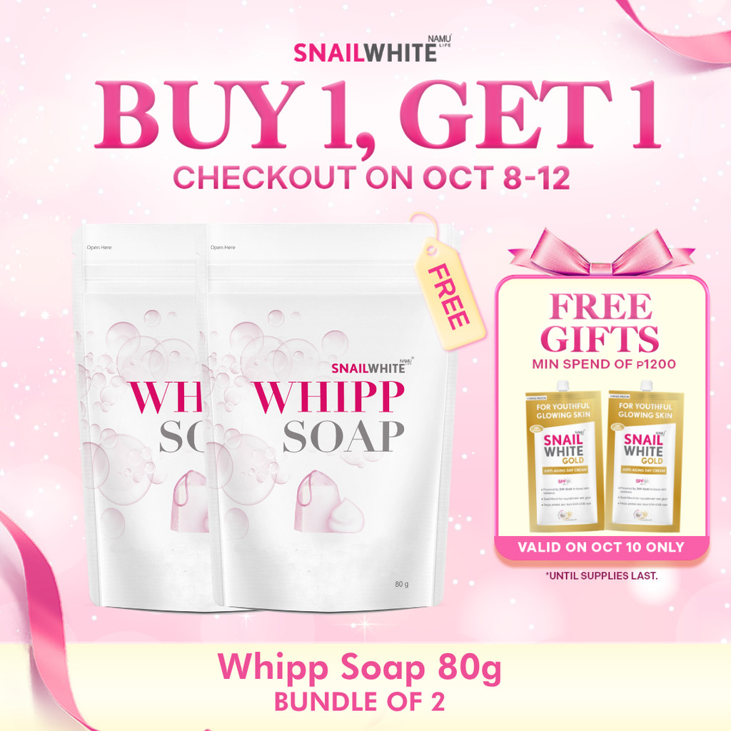 [BUY 1, GET 1] SNAILWHITE Whipp Soap Bundle of 2 | Shopee Philippines