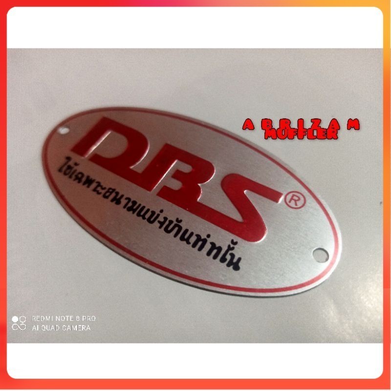 DBS Thailand Brand Emblem for Iron Racing Racing Exhaust | Shopee ...