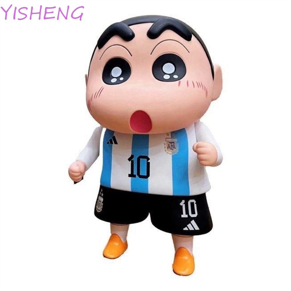 YISHENG58BS Crayon Shin-chan Figure, Shin Chan Soccer Stars Shinnosuke ...