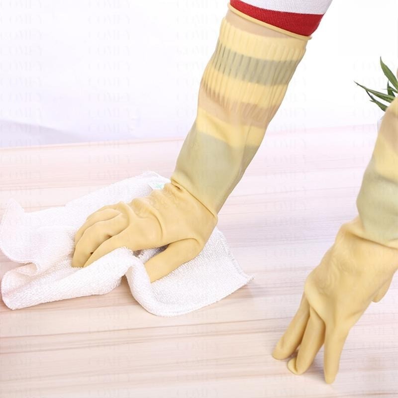 Home Multipurpose Gloves Household Natural Latex Dish Clothes Washing ...