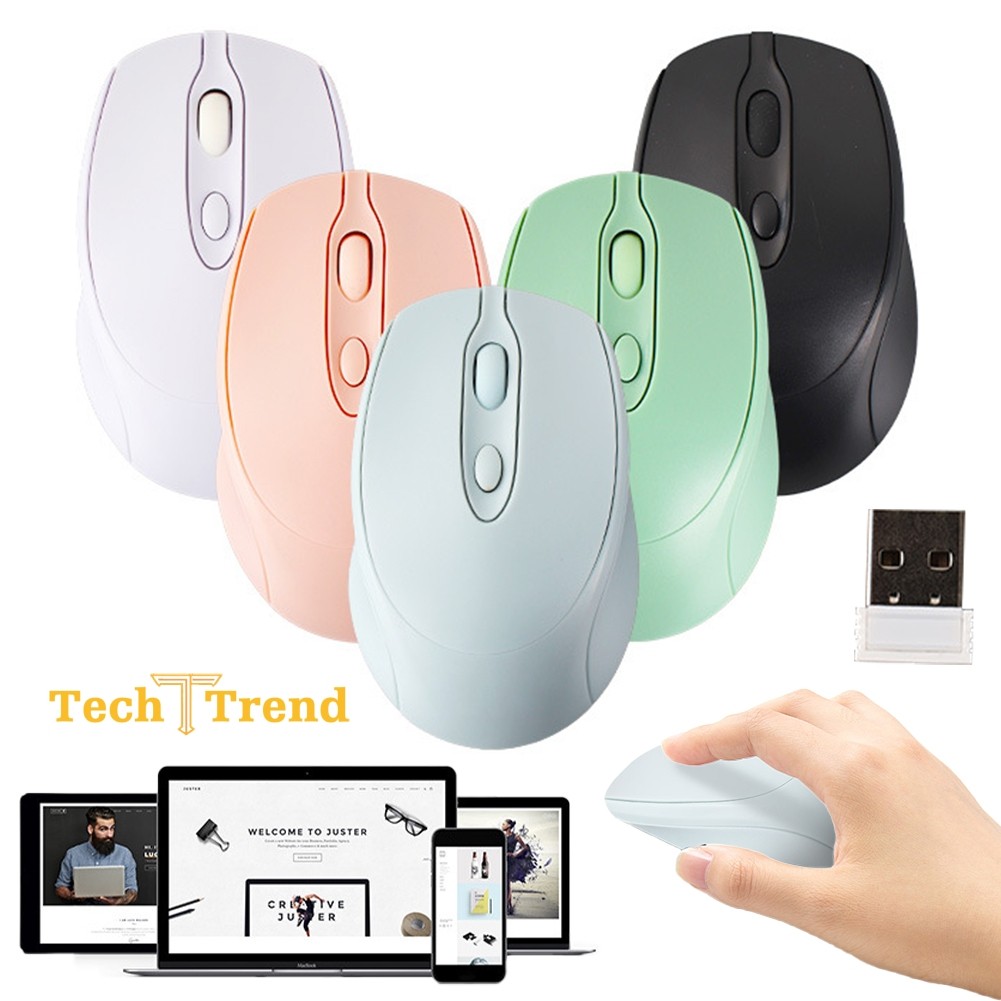 Laptop Wireless Mouse 2.4G Dual-mode Wireless Bluetooth Mouse Long ...