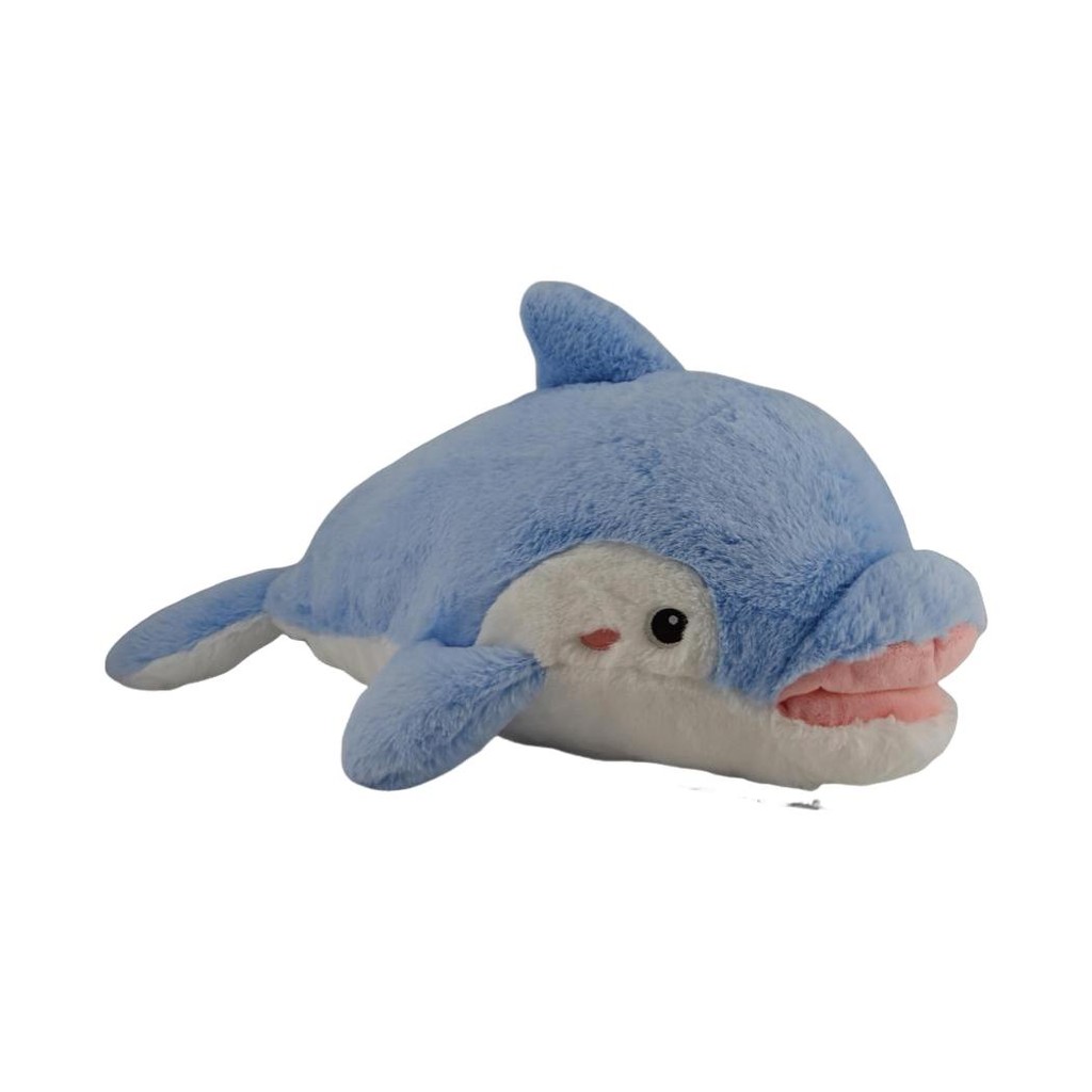 MINISO 23.5in. Ocean Plush Toy (Open Mouth)(Blue Dolphin) | Shopee ...