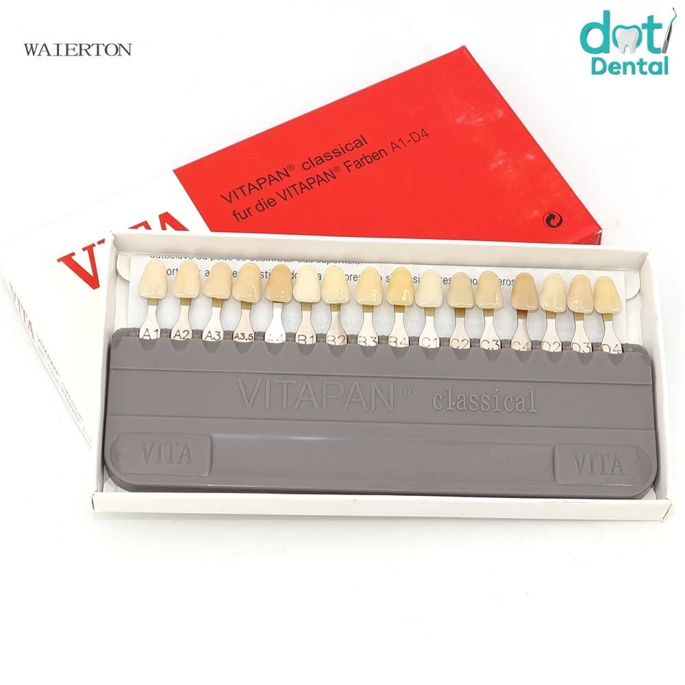 VITA 16 Colors Teeth Whitening Porcelain 16 Color Shade Guide 3D Teeth Whitening Porcelain ...