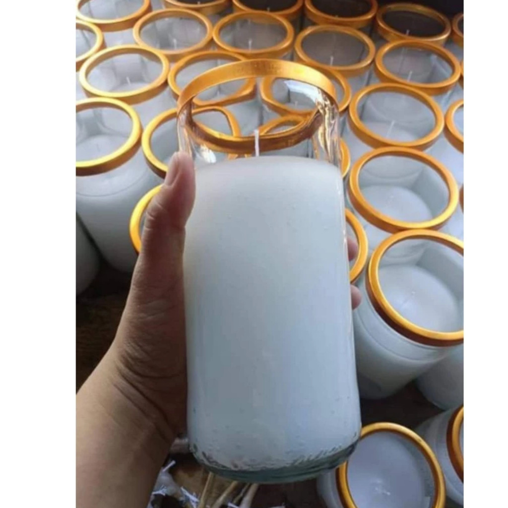 Vigil Candle GLASS Candle for Wake, Novena, Prayer Glass Candles Extra ...