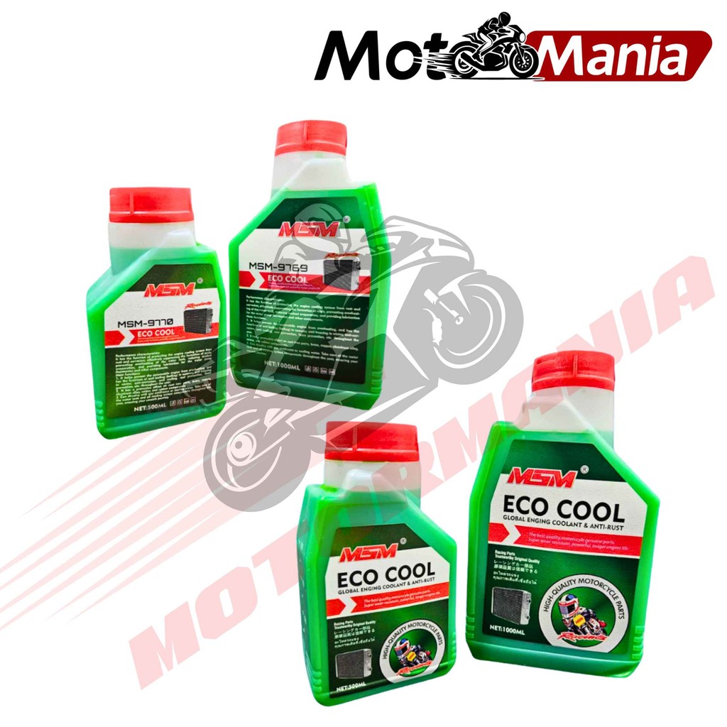 MOTOMANIA MOTORCYCLE Eco Cool Engine Coolant Anti-Rust RTU Green 500ml ...