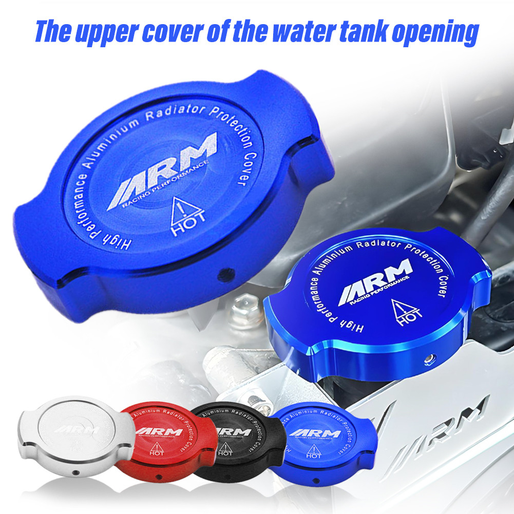 Universal CNC Aluminum Arm Radiator Cap Cover with Sticker from ...