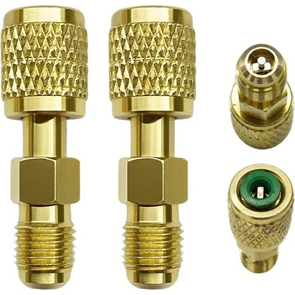 [LUSH] R32 Left Hand Thread 1/4 SAE Female to Male Adapter for R454B ...