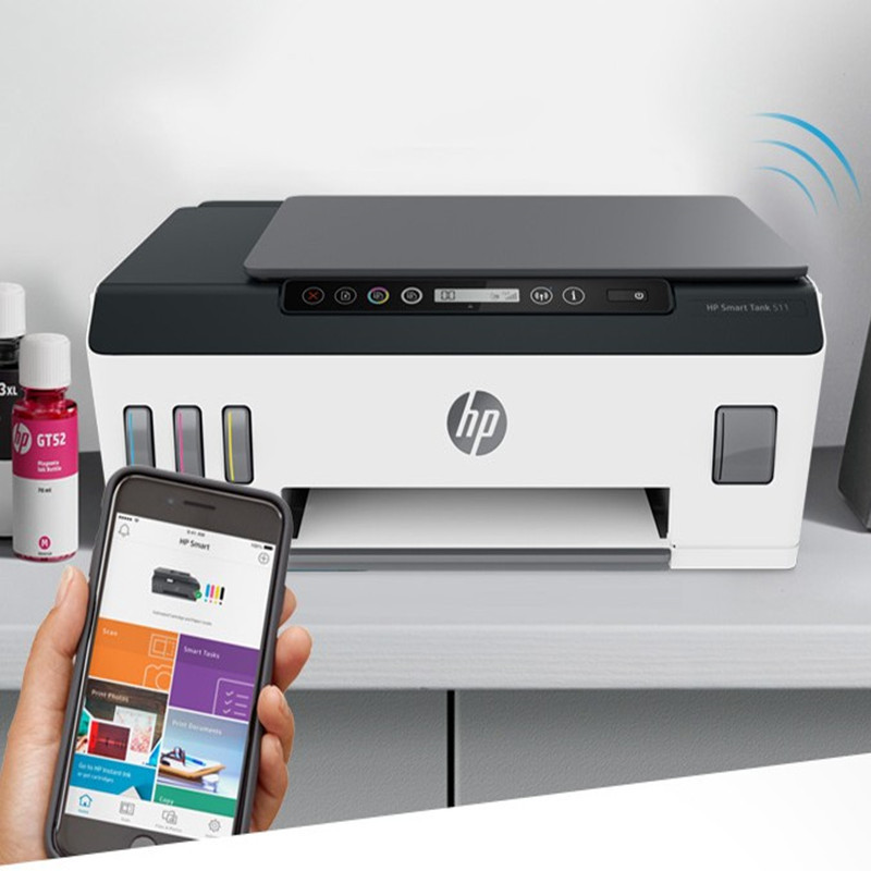 HP Color Inkjet Multifunction Printer with Ink Tank System, Continuous ...