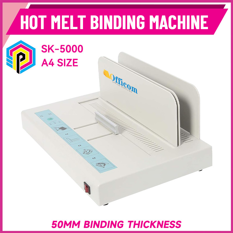 Professional Officom Hot Melt Binding Machine for A4 Reports: SK-5000 ...