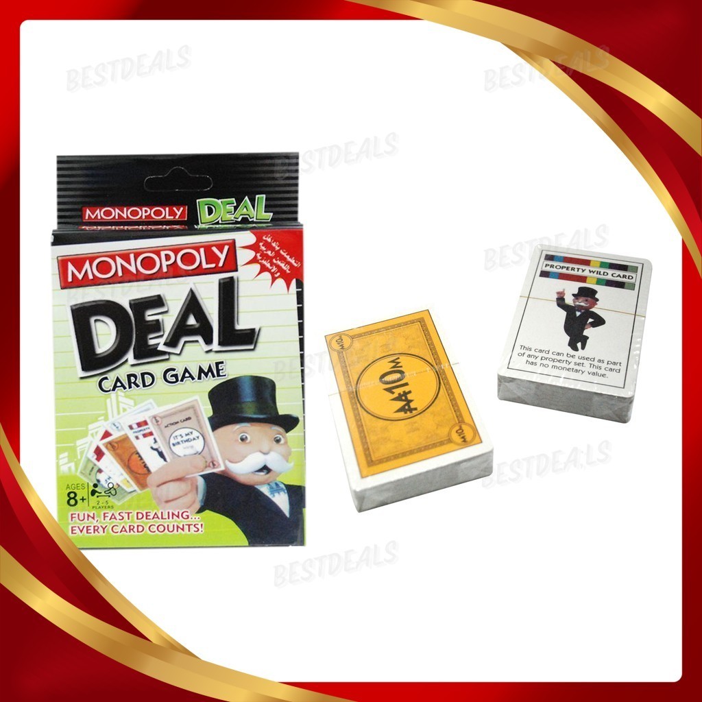 Monopoly Deal Card Game | Shopee Philippines