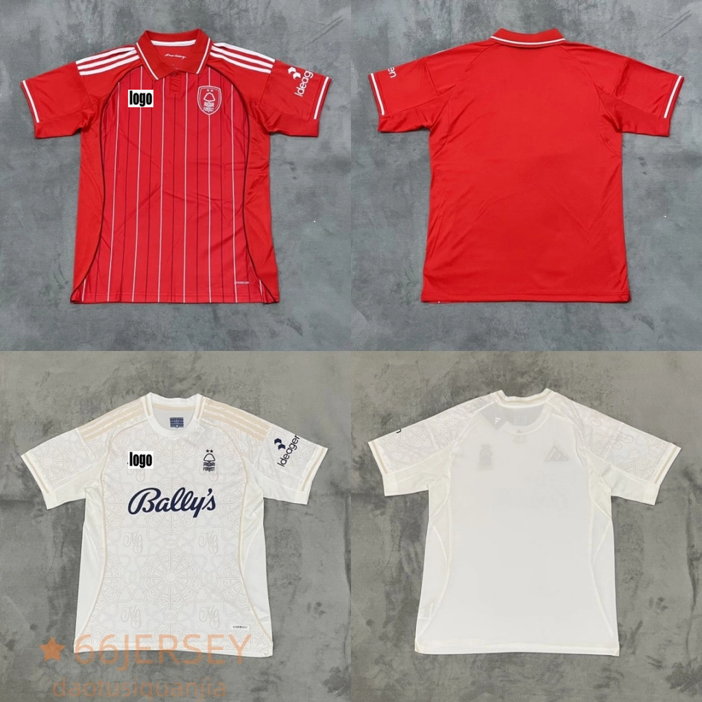 Fan Issue 2025-26 Nottingham Forest Jersey Home Away Short Sleeve ...