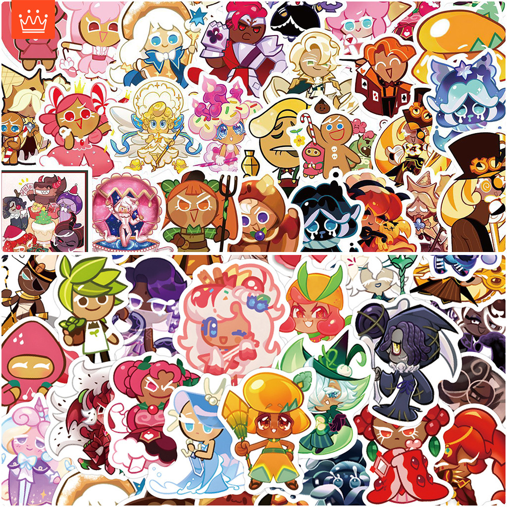 J· Cookie Run Kingdom Stickers Set Video Games Graffiti Waterproof ...