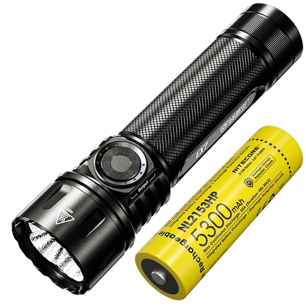 NITECORE EX7 6000 Lumens Rechargeable Flashlight | Shopee Philippines