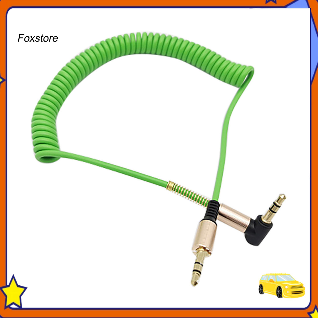 [Fx] Audio Cable HIFI Sound Quality Plug Play Clear Telescopic 35mm ...