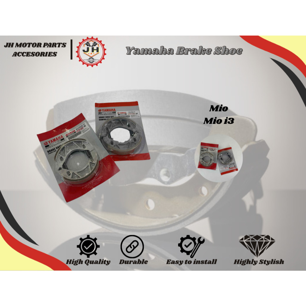 Heavy-Duty Brake Shoe for Yamaha Mio / Mio i3 - 1 piece Only | Shopee ...