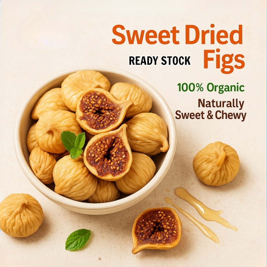 100G Organic Sweet Dried Figs – Healthy Snack, High Fiber, No Sugar ...